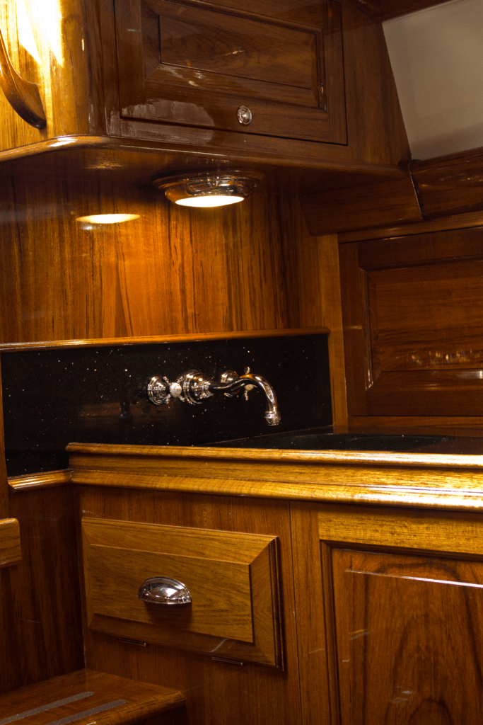 Cary Ali interior cabinetry | Rockport Marine
